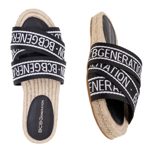 BCBGeneration | Shoes | Bcbgeneration Maya Logo Espadrille Sandal ...